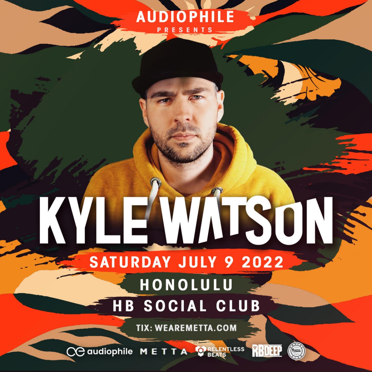 Kyle Watson Honolulu Tickets - 10/27/00 - HB Social Club | Relentless Beats